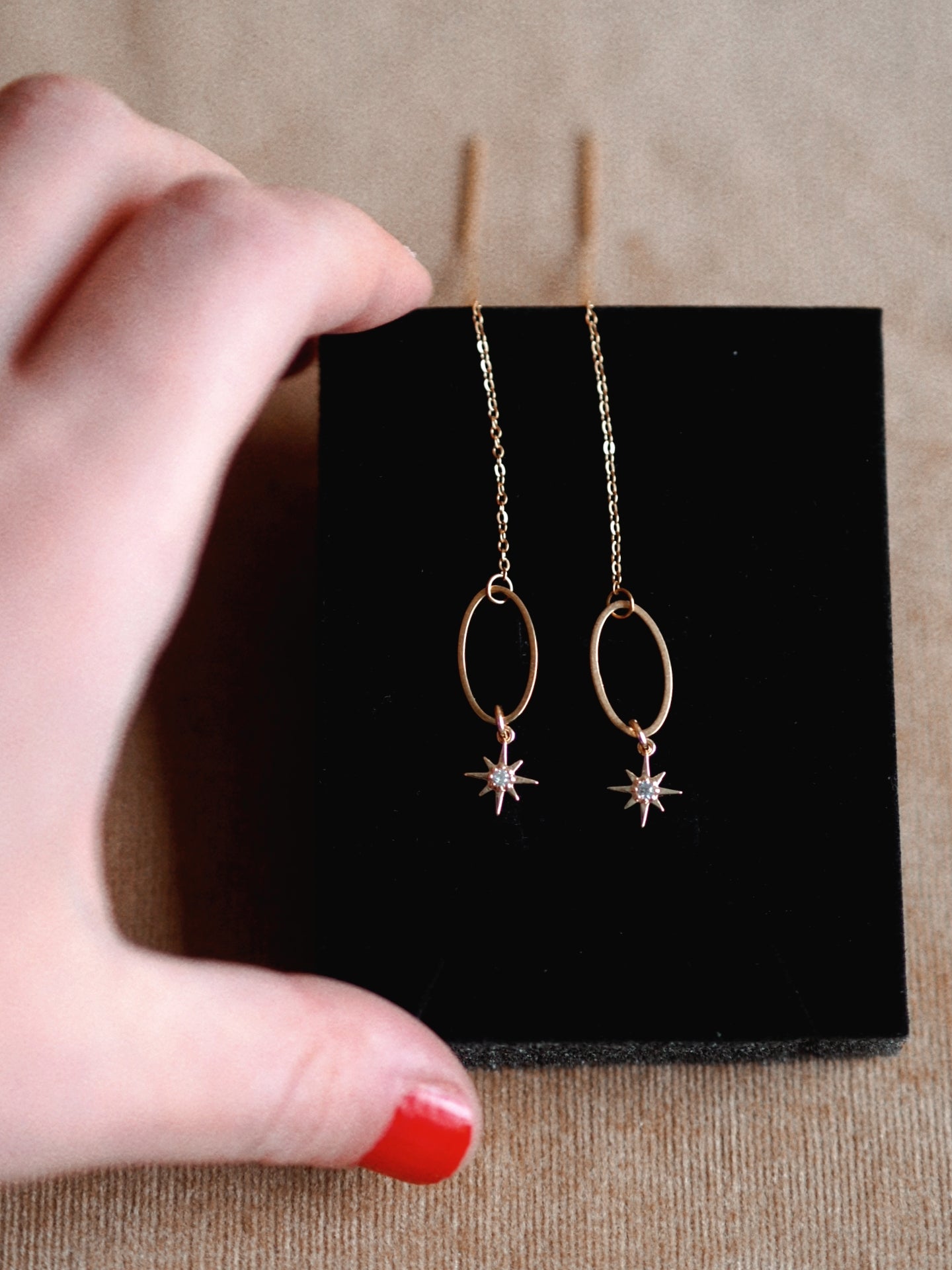 Andrea Atlas Signature Chain Earrings N°18 in Gold – Atlas of Dreams
