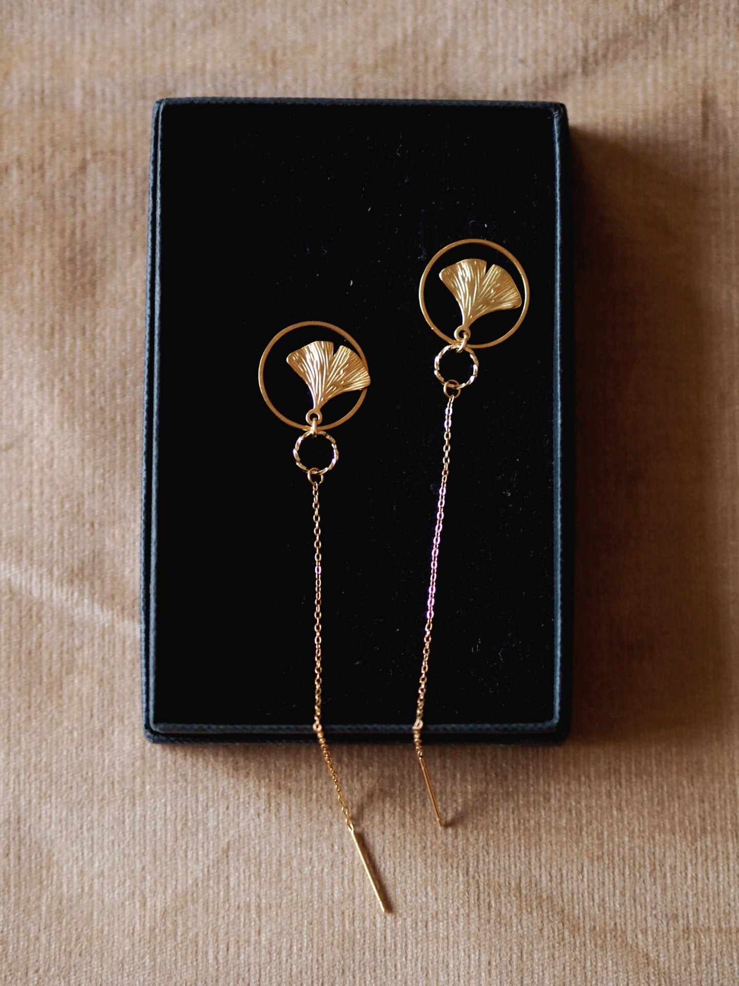Andrea Atlas Signature Chain Earrings N°63 in Gold – Atlas of Dreams