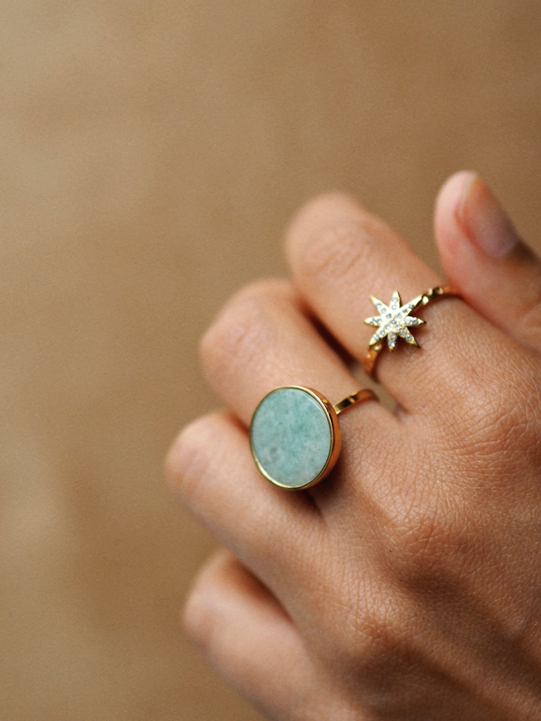 Simple Large Blue Stone Ring – Atlas of Dreams