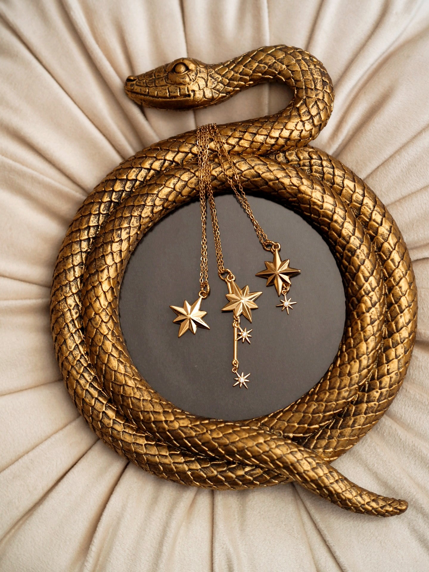 Seren Necklace 3 Stars in Gold / Limited Collection Sparkle – Atlas of ...