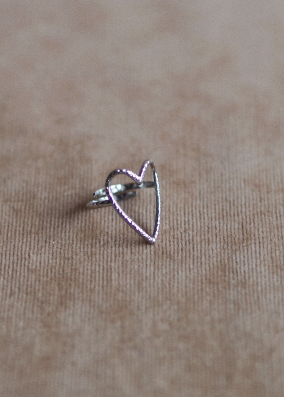 Beatrice Heart Ring Silver – Atlas of Dreams