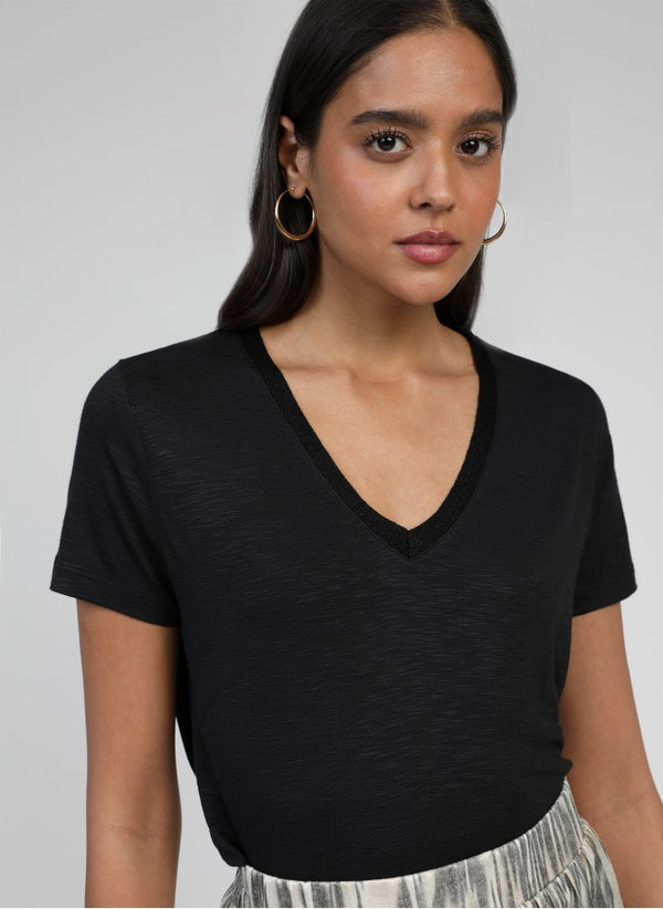 Terry T-shirt Black – Atlas of Dreams
